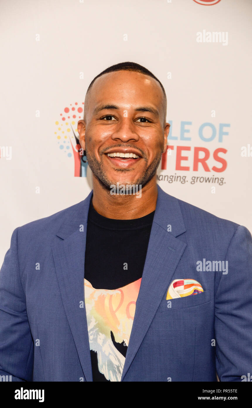New York, NY, USA. 29th Sep, 2018. DeVon Franklin attends the WBLS/WLIB ...