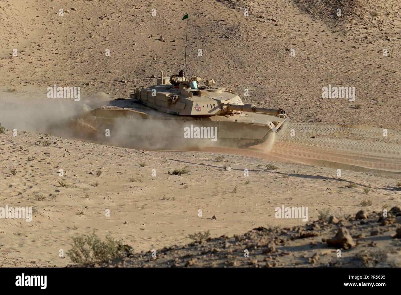 MOHAMED NAGUIB MILITARY BASE, Egypt – An Egyptian Abrams Main Battle ...