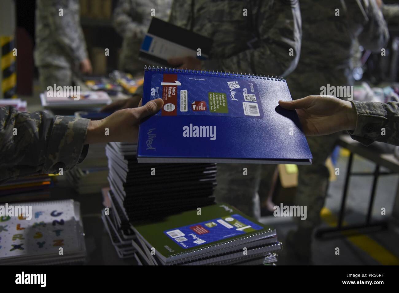 U.S. Air Force Airman 1st Class Katherine Bruner (right), 8th Logistics ...