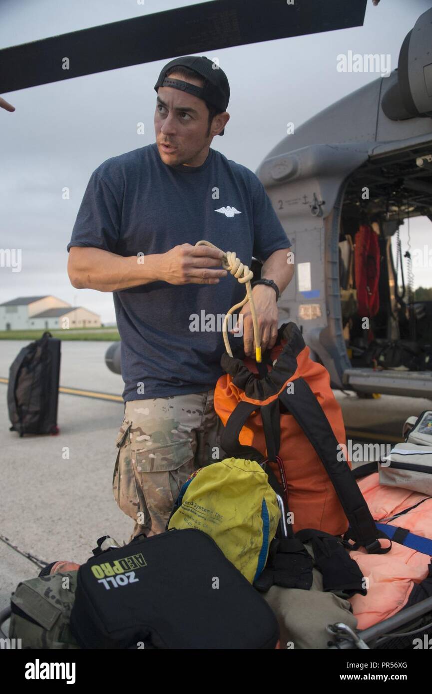 SSgt Gershom Rosengarden a Pararescue Specialist I the 131st rescue ...