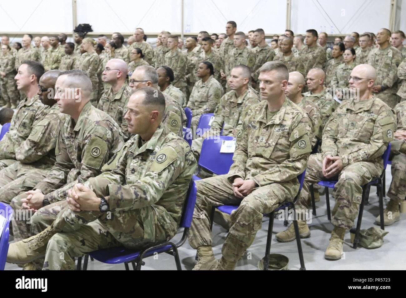 U.S. Army Small Group Leaders patiently wait for the Basic Leader ...