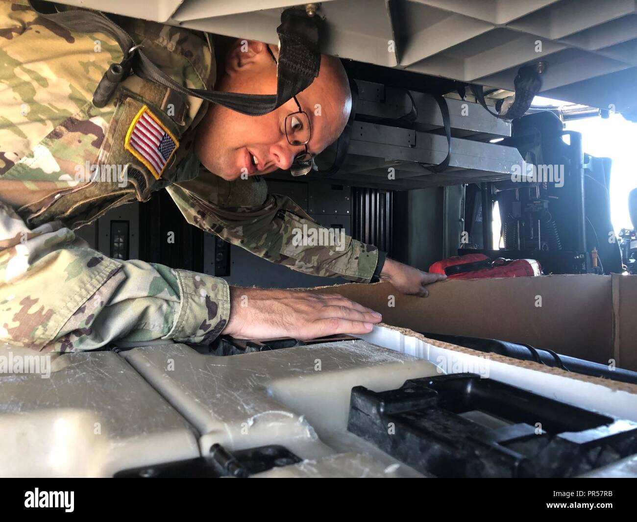 Sgt. 1st Class Garrick Morgenweck, a platoon sergeant with C Company, 3 ...