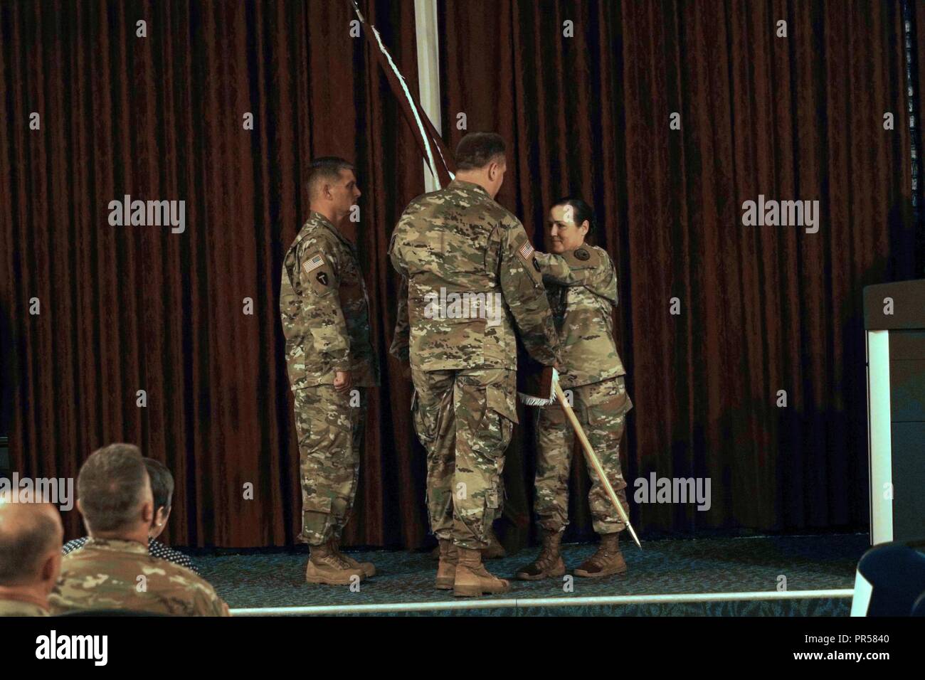 The Texas National Guard Medical Command's outgoing commander, Col ...