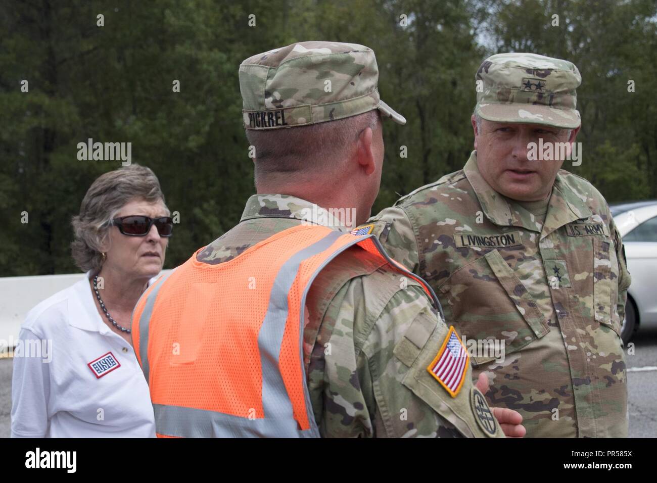 U.S. Army Maj. Gen. Robert Livingston, adjutant general for South ...