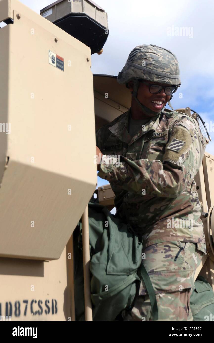 Spc. Daquan Culbreath, a motor transport operator with 396th Composite ...
