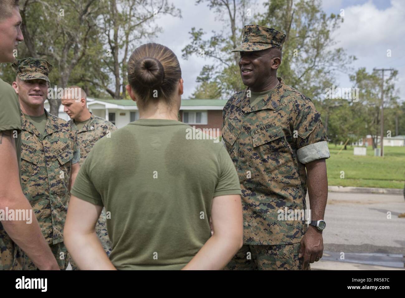 U.S. Marine Corps Sgt. Maj. of the Marine Corps Ronald Green, 18th ...