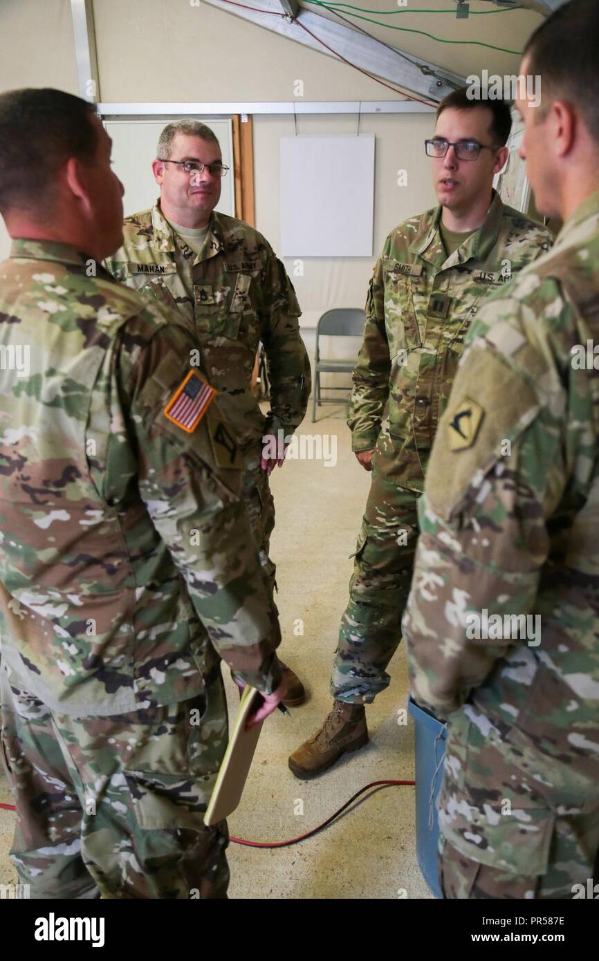Massachusetts Army National Guard Capt. Benjamin Smith, 51st Troop ...