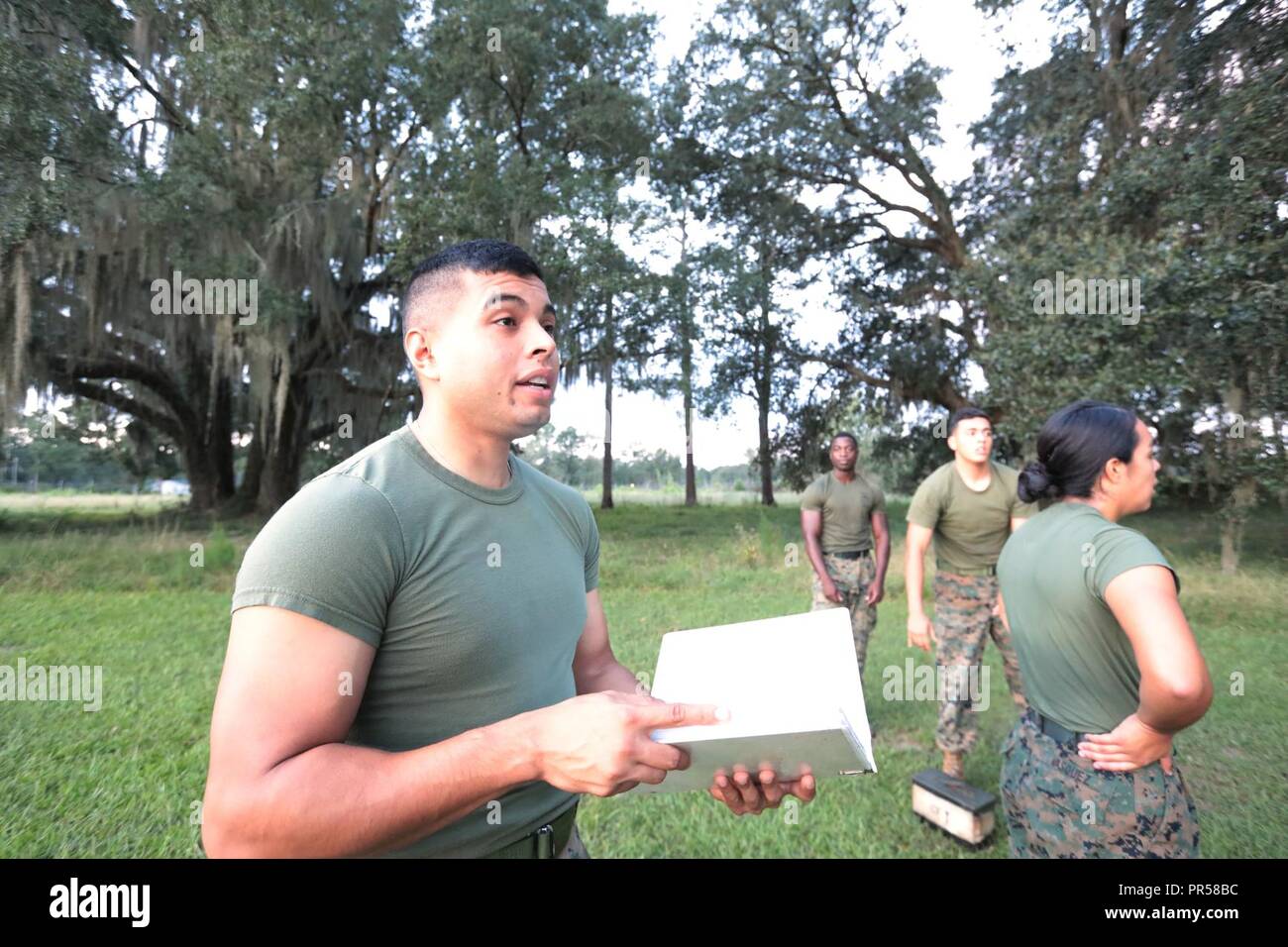 Dozens of Marines aboard Marine Corps Logistics Base Albany ...