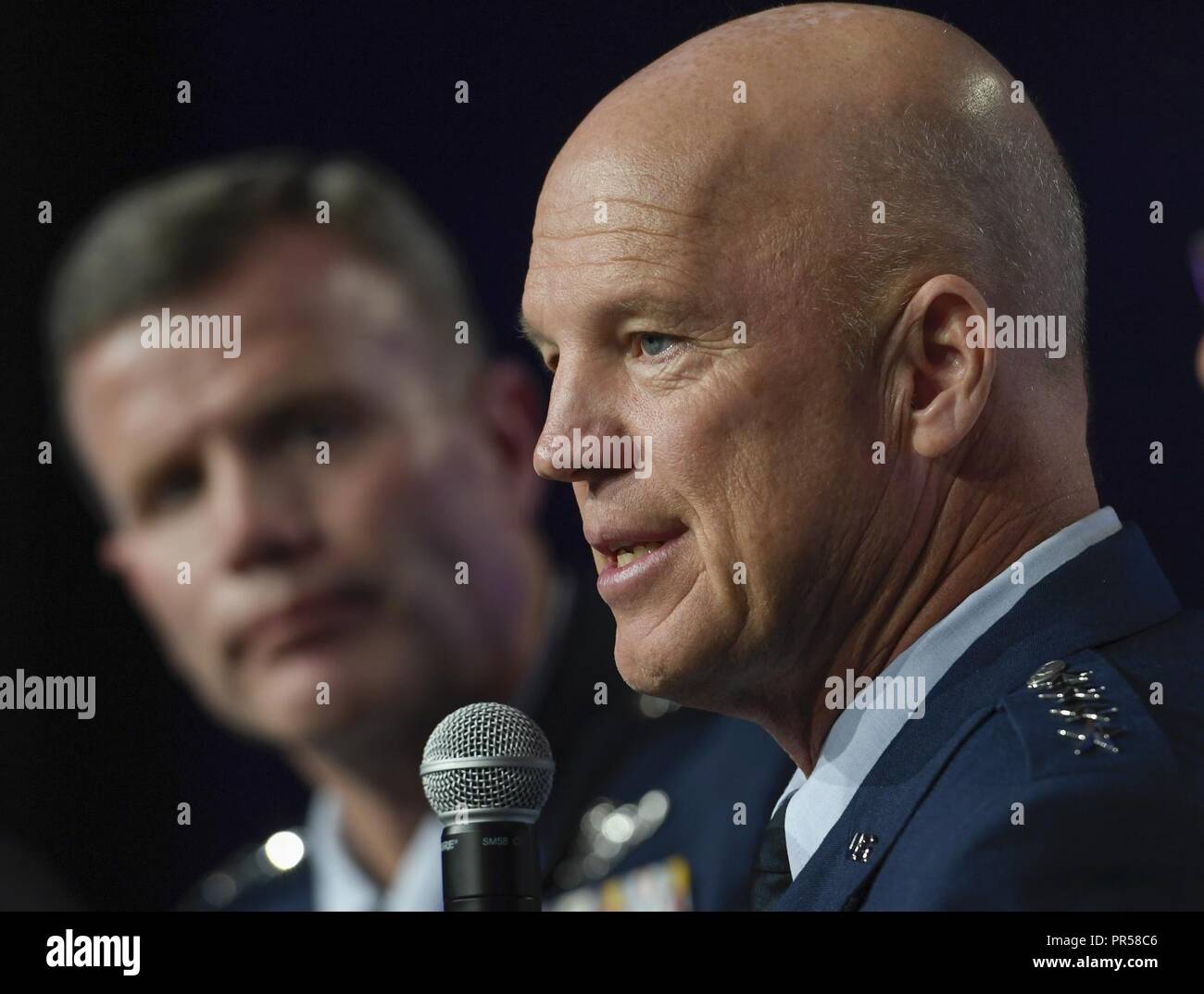 Gen. John Raymond, Air Force Space Command commander, participates in ...