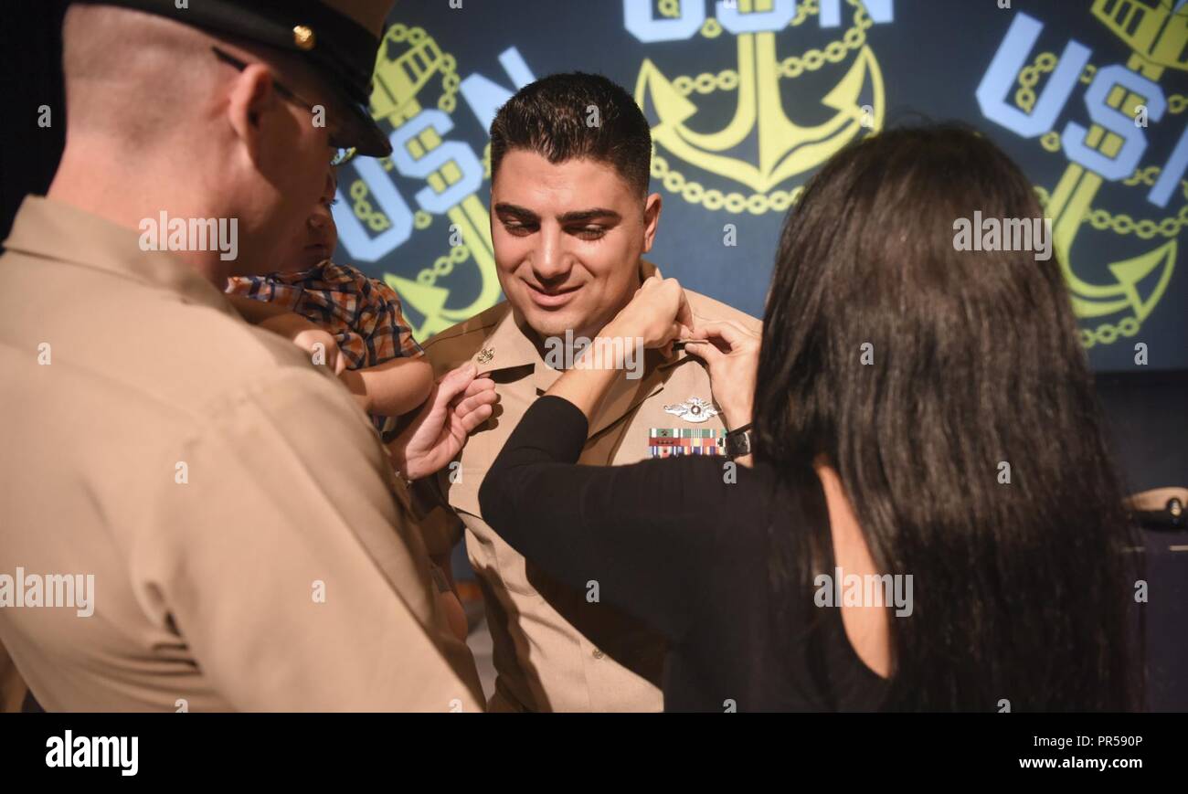 R.I. (Sept. 14, 2018) Chief Hospital Corpsman Joseph Stanco, Jr ...