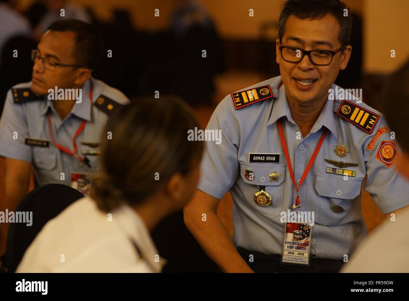 Tentara Nasional Indonesia, Capt. Ahmad Irvan goes over the cyber ...