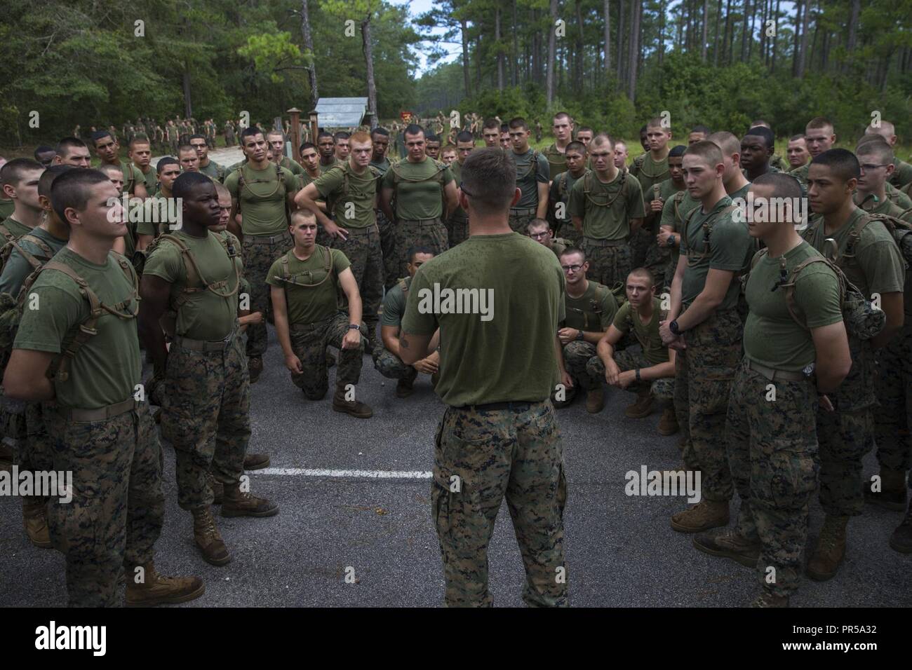 U.S. Marine Corps Staff Sgt. Cameron Carver, combat instructor, India ...
