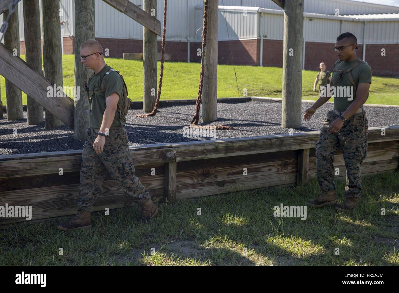 U.S. Marines with India Company, Marine Combat Training Battalion ...