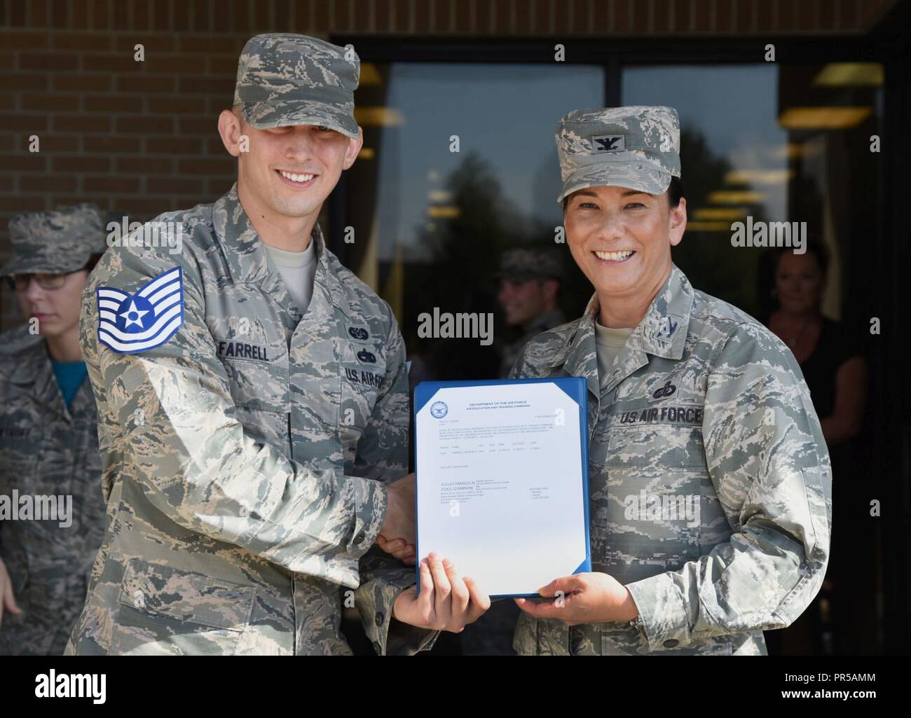 U.S. Air Force Col. Debra Lovette, 81st Training Wing commander ...