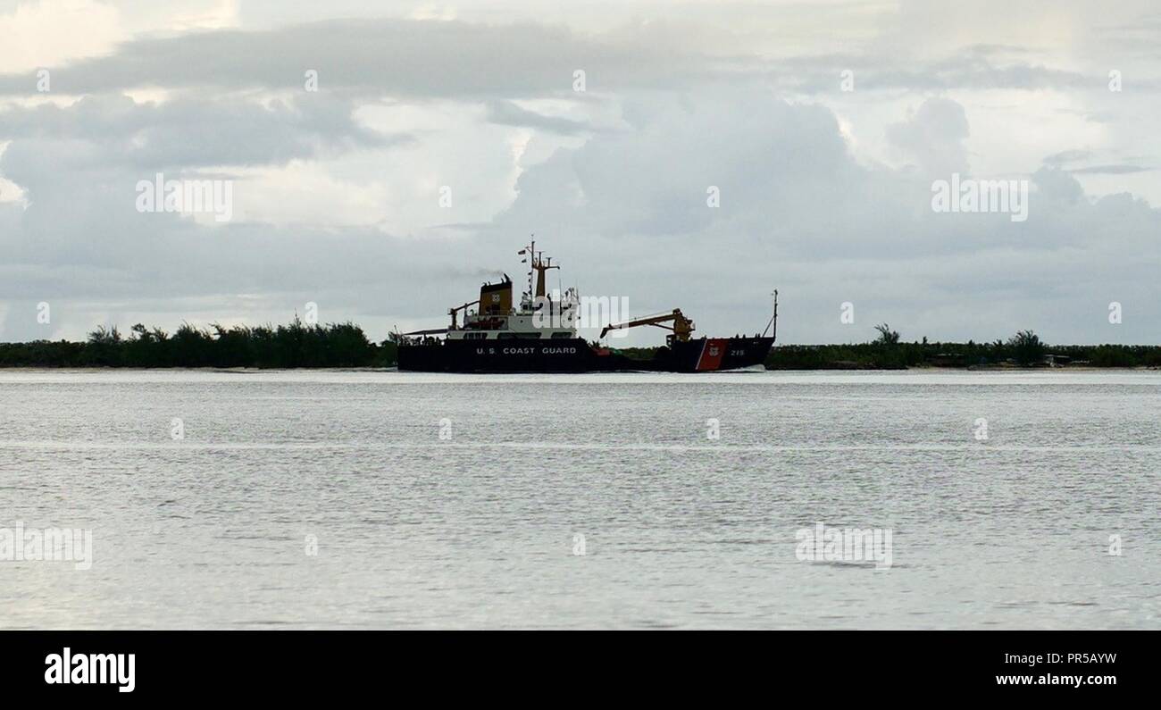 U.S. Coast Guard Cutter Sequoia (WLB 215) conducts aids to navigation ...