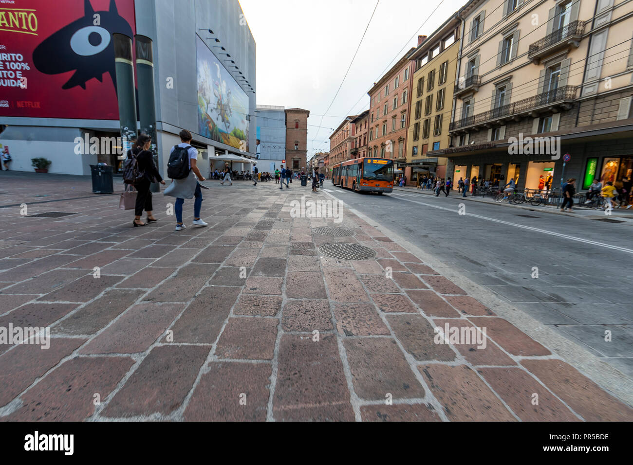 Shopping tourists bologna city hi-res stock photography and images - Alamy