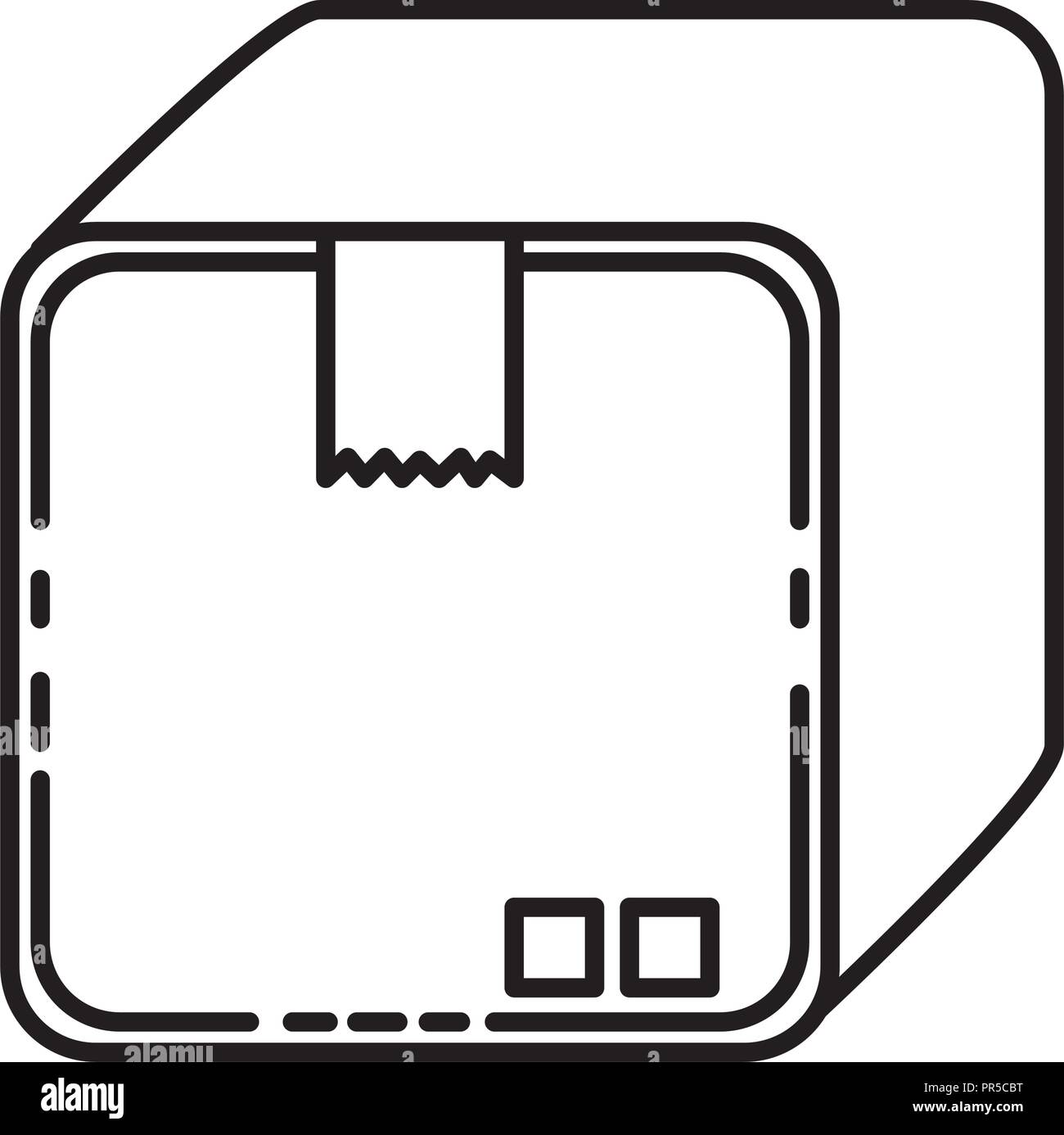 packing box carton icon vector illustration design Stock Vector Image ...