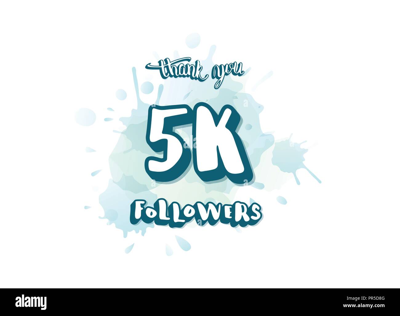 5000 subscribers Stock Vector Images - Alamy