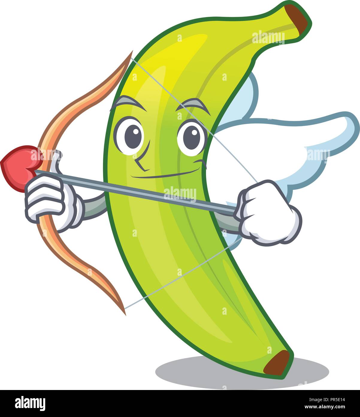 Cupid green banana cartoon in the market Stock Vector Image & Art - Alamy
