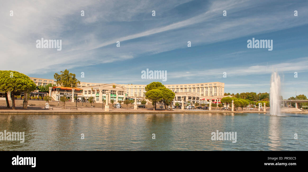 The modern face of Montpellier is currently being shaped along the Lez ...