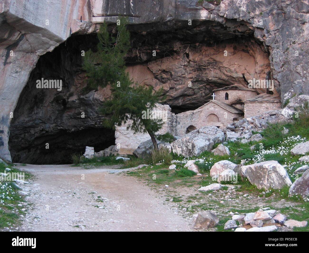 Davelis Cave at Penteli mountain Athens Greece Stock Photo - Alamy