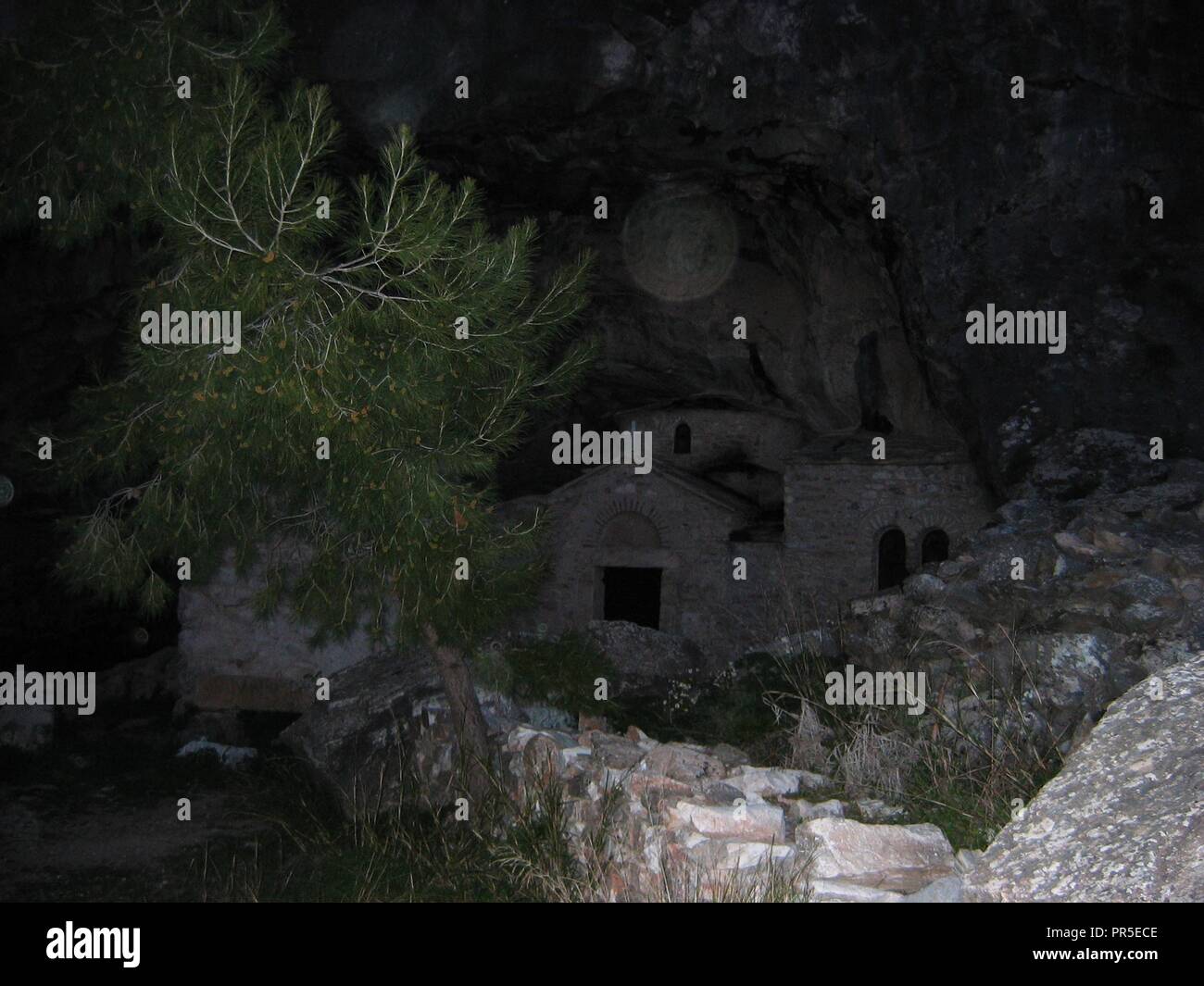 Davelis Cave at Penteli mountain Athens Greece Stock Photo - Alamy