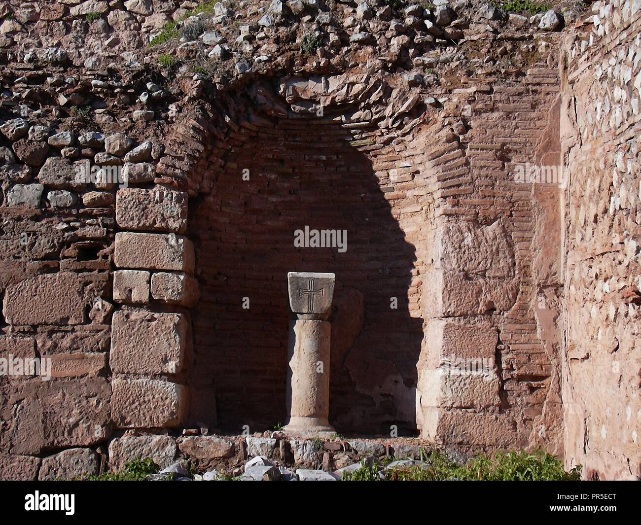 Delphi ancient sanctuary Phocis Greece Stock Photo - Alamy