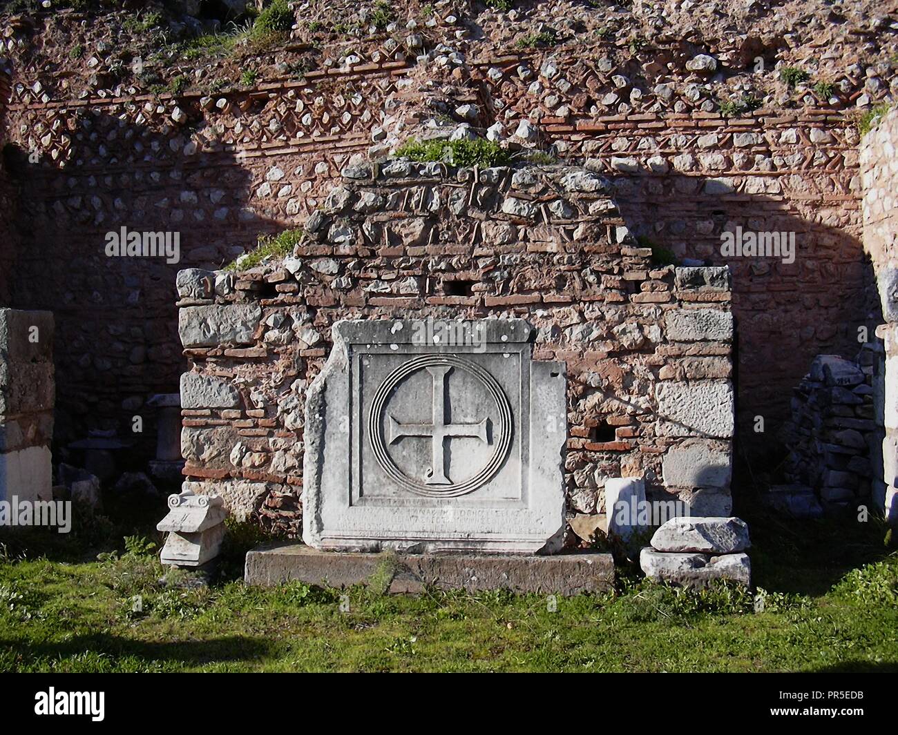 Delphi ancient sanctuary Phocis Greece Stock Photo - Alamy