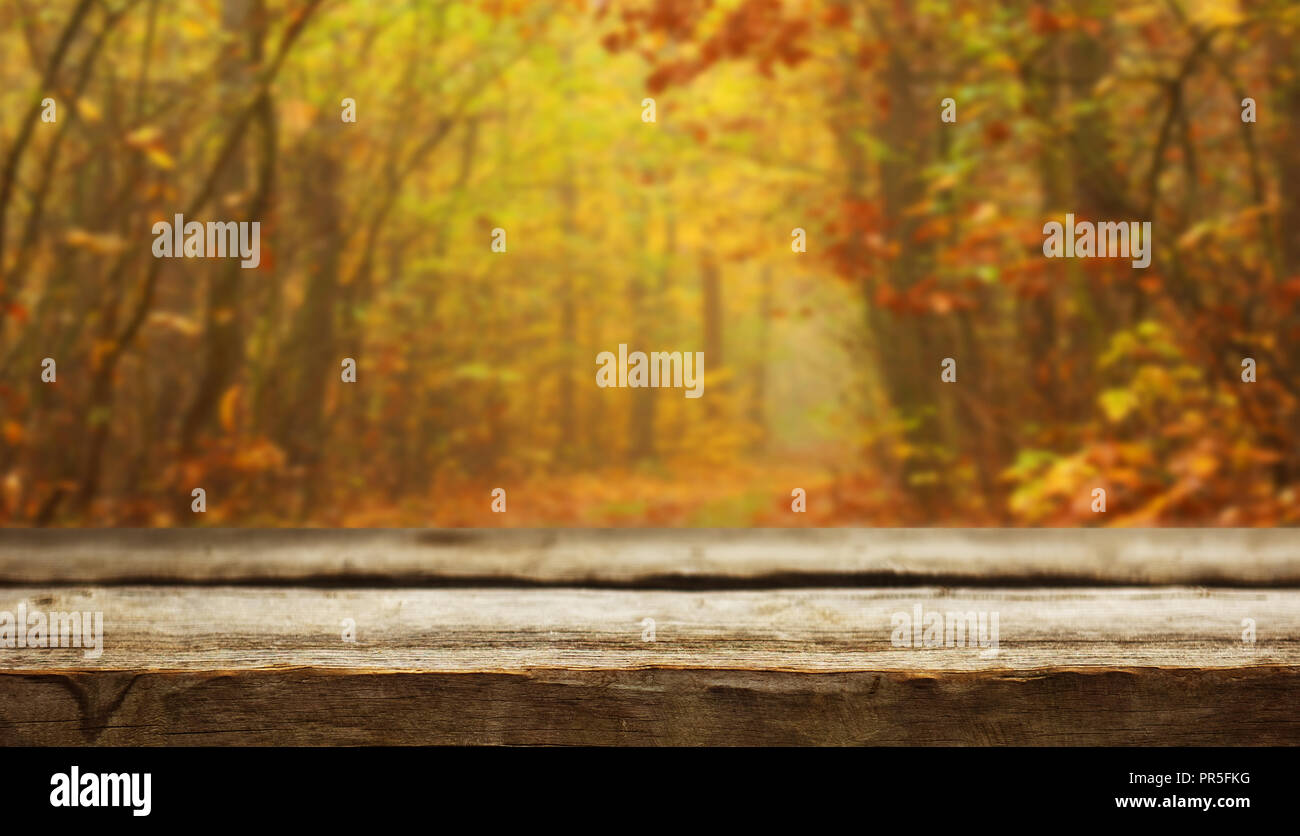 Wooden table background Stock Photo - Alamy