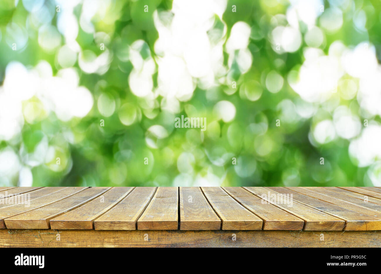 Wooden table background Stock Photo - Alamy