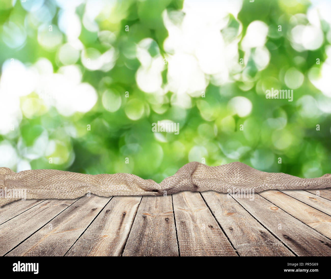 Empty table for display montages Stock Photo - Alamy