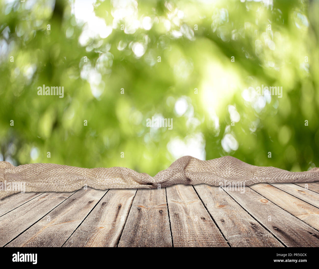 Empty table for display montages Stock Photo - Alamy