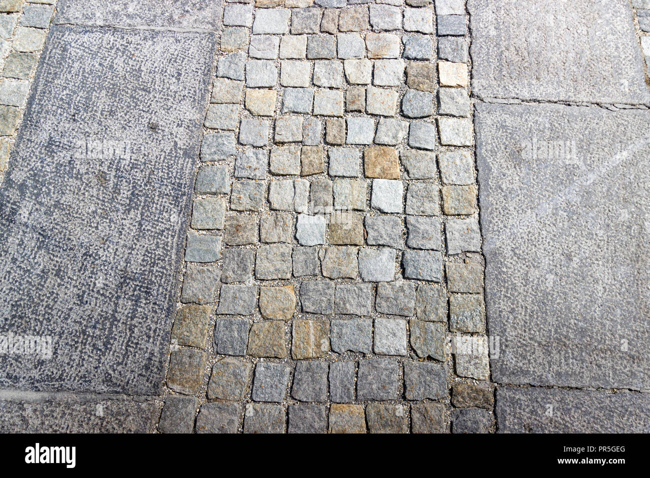 Texture of the stone path Stock Photo - Alamy