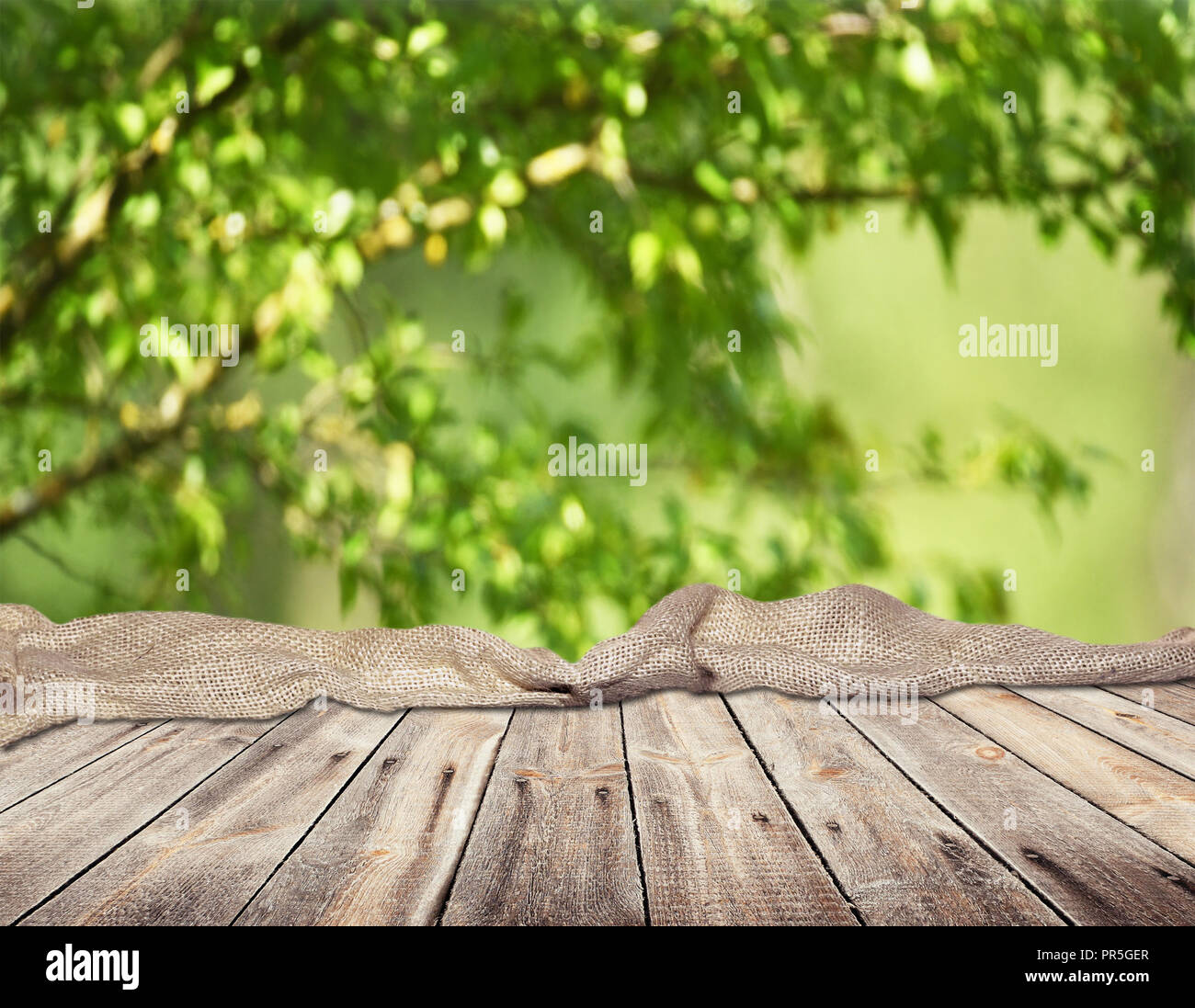 Empty table for display montages Stock Photo - Alamy