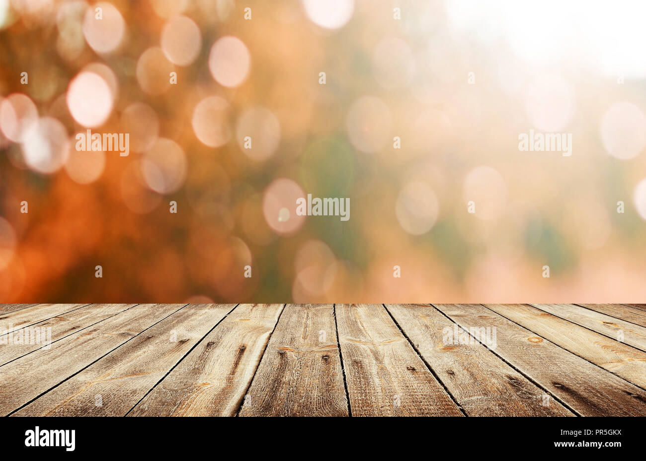 Wooden table background Stock Photo - Alamy