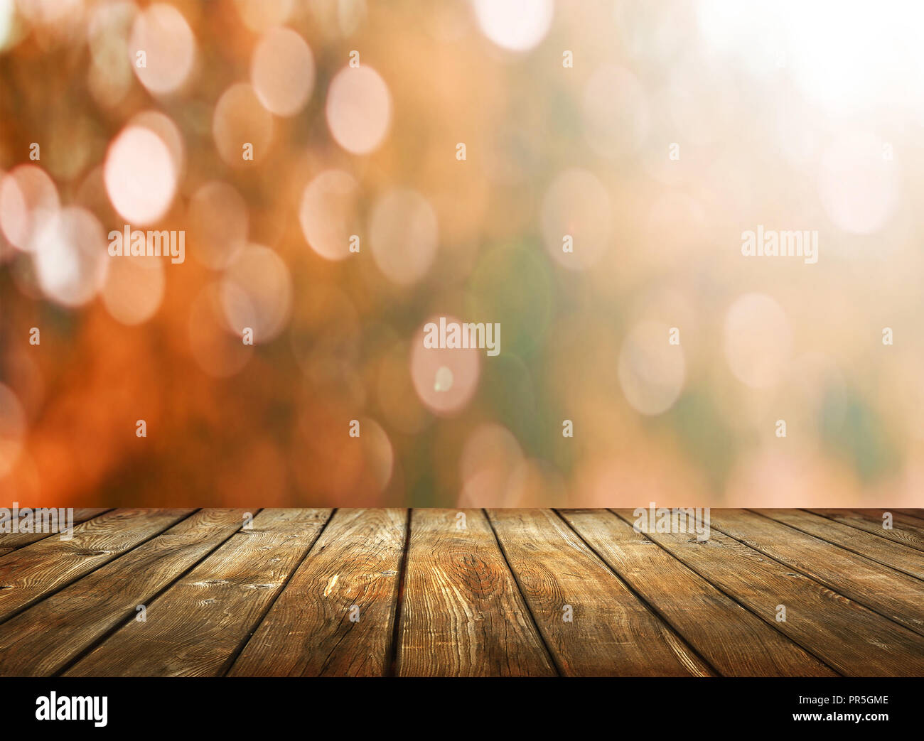 Wooden table background Stock Photo - Alamy