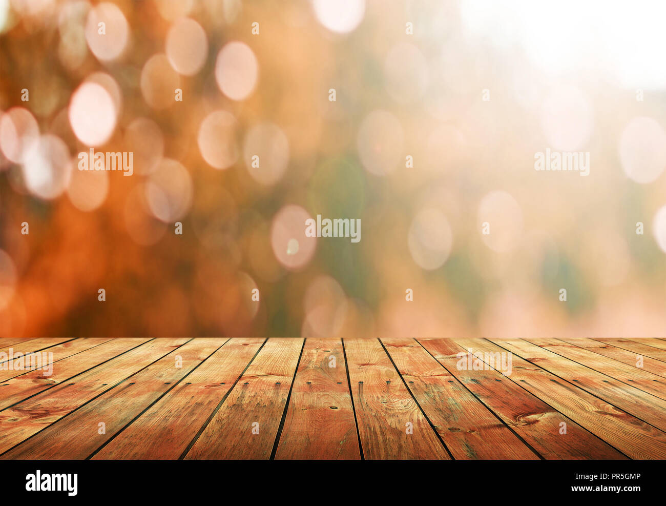 Wooden table background Stock Photo - Alamy