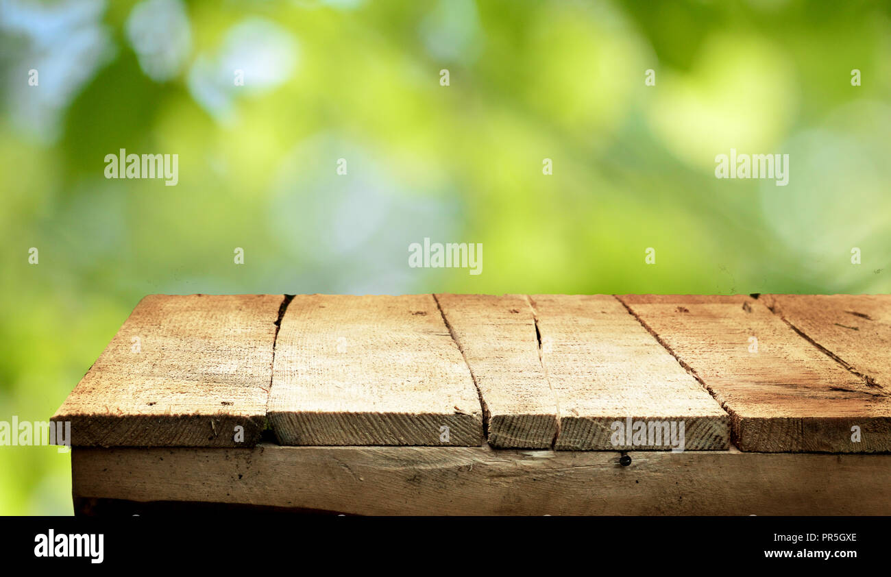 Wooden table background Stock Photo - Alamy
