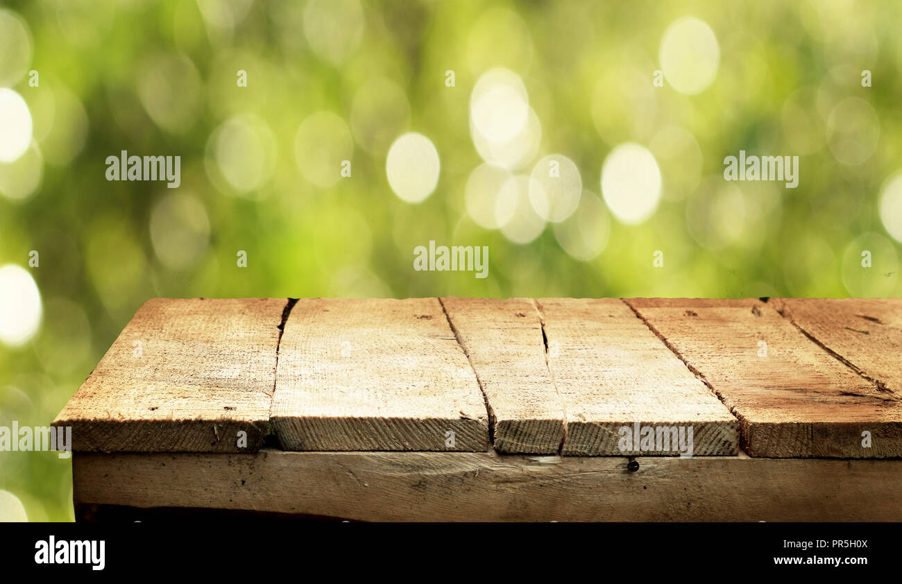 Wooden table background Stock Photo - Alamy