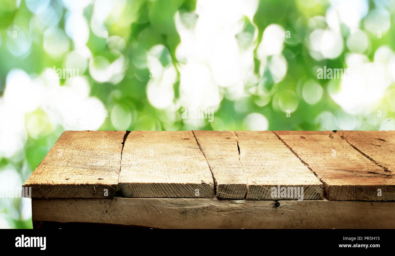 Wooden table background Stock Photo - Alamy
