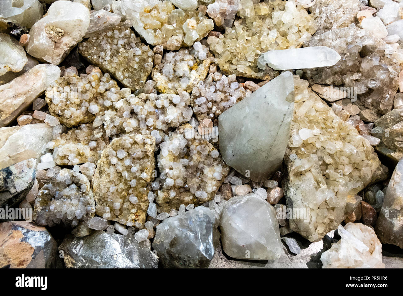 Textures of many quartz stones Stock Photo - Alamy