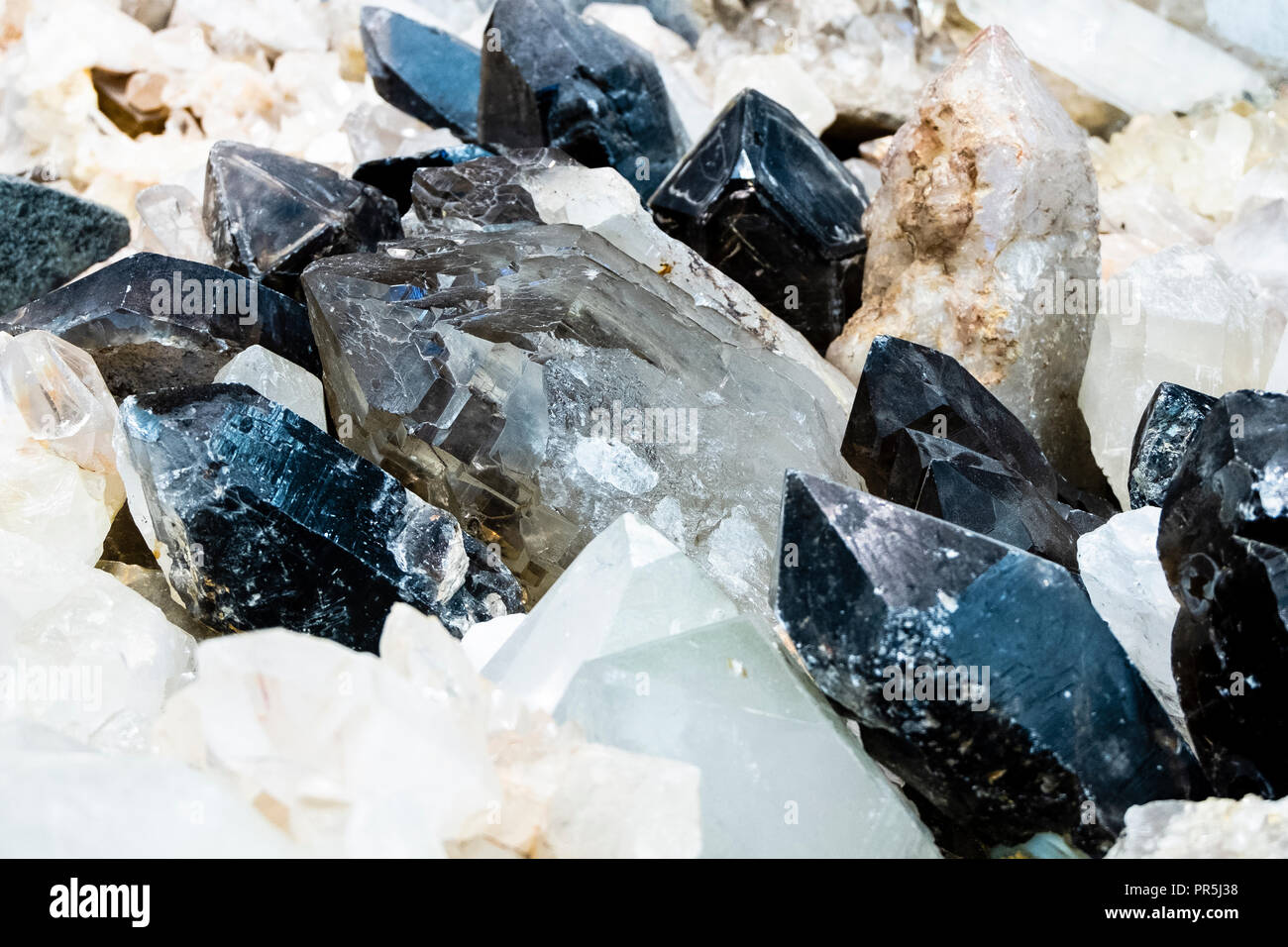 Textures of many quartz stones Stock Photo - Alamy