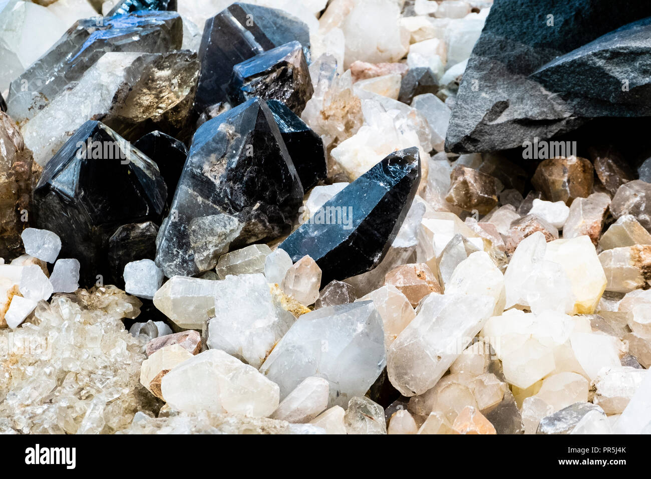 Textures of many quartz stones Stock Photo - Alamy