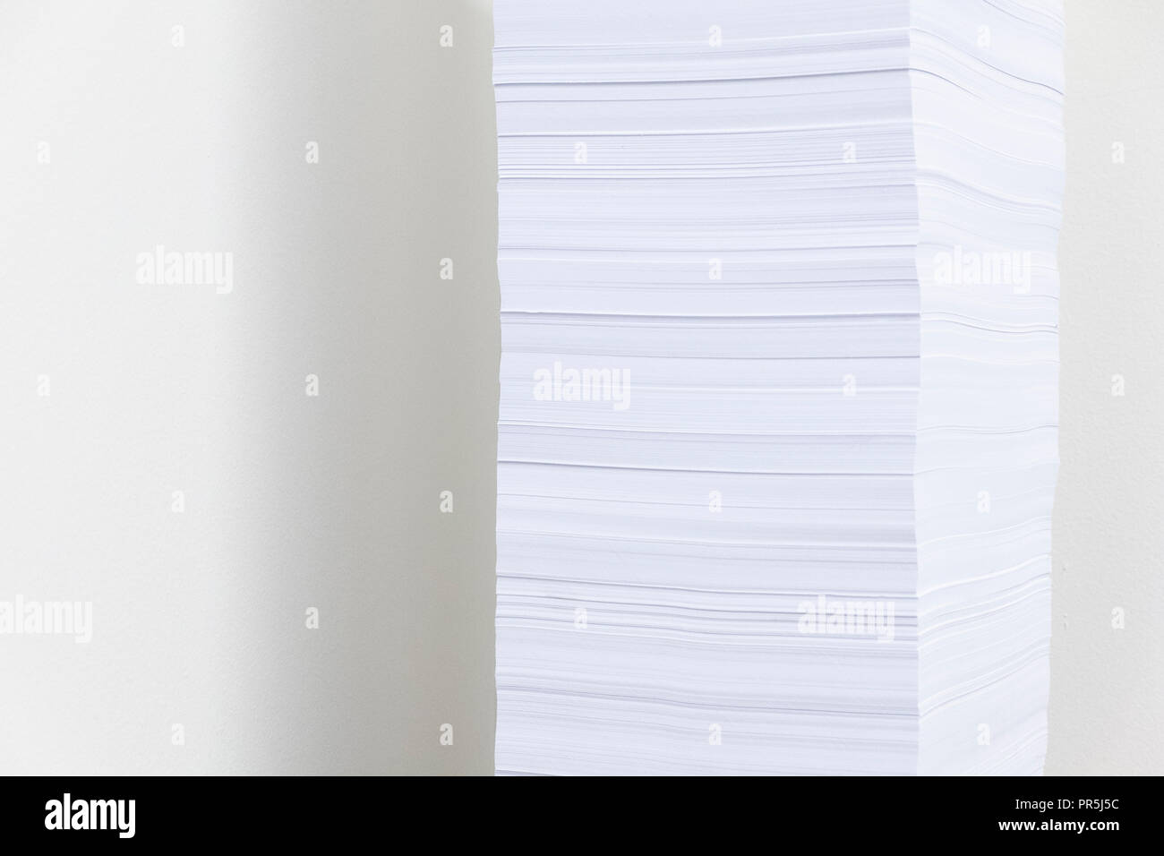 Huge stack of blank paper Stock Photo - Alamy