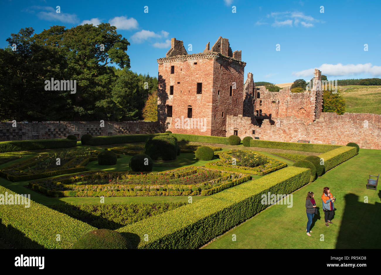 Edzell Castle, Angus, Scotland Stock Photo - Alamy