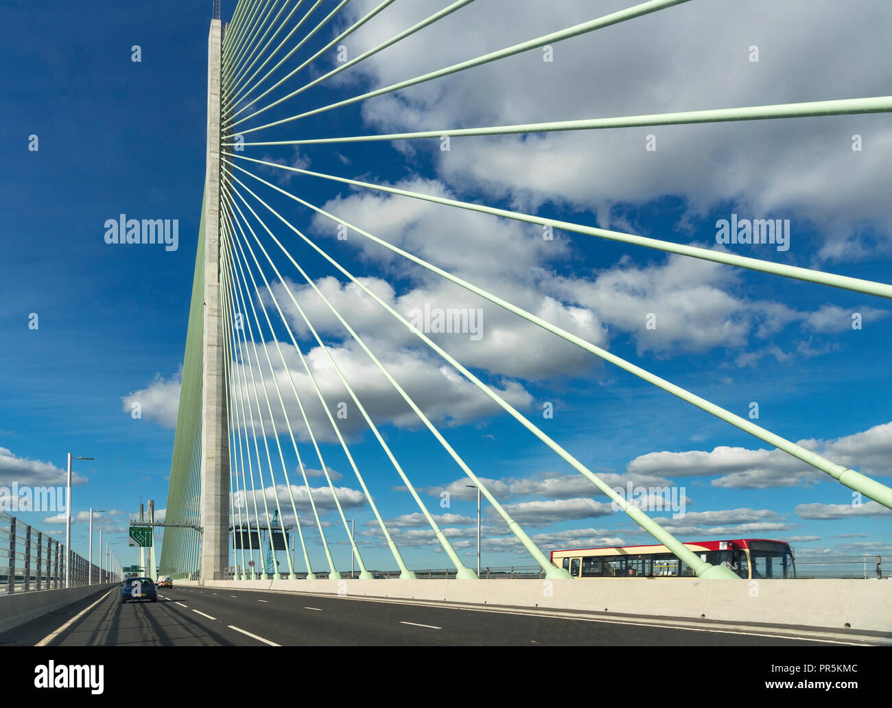 River Mersey Gateway bridge Stock Photo - Alamy