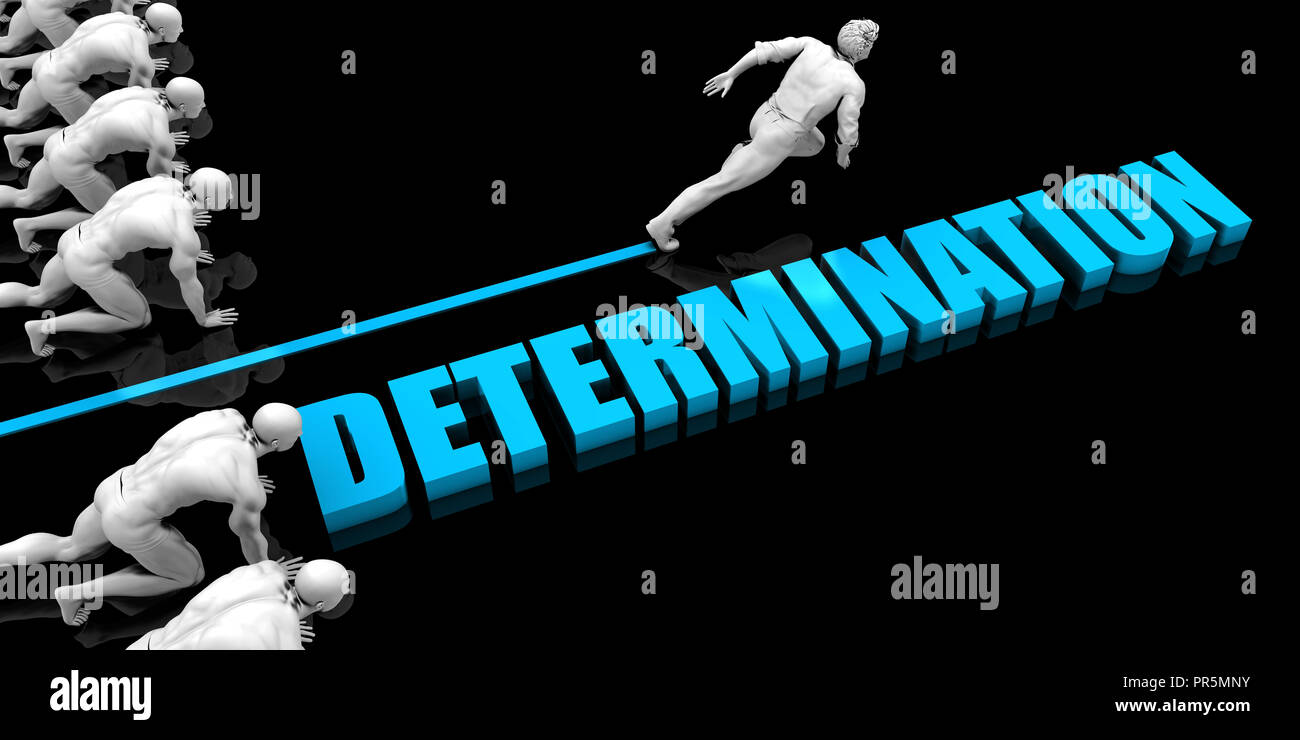 Superior Determination Concept with Competitive Advantage Stock Photo ...