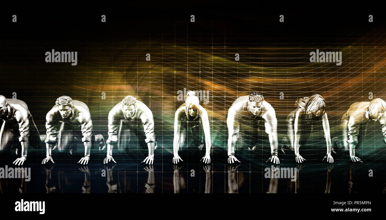 Businessmen Teamwork Running Together as a Concept Stock Photo - Alamy