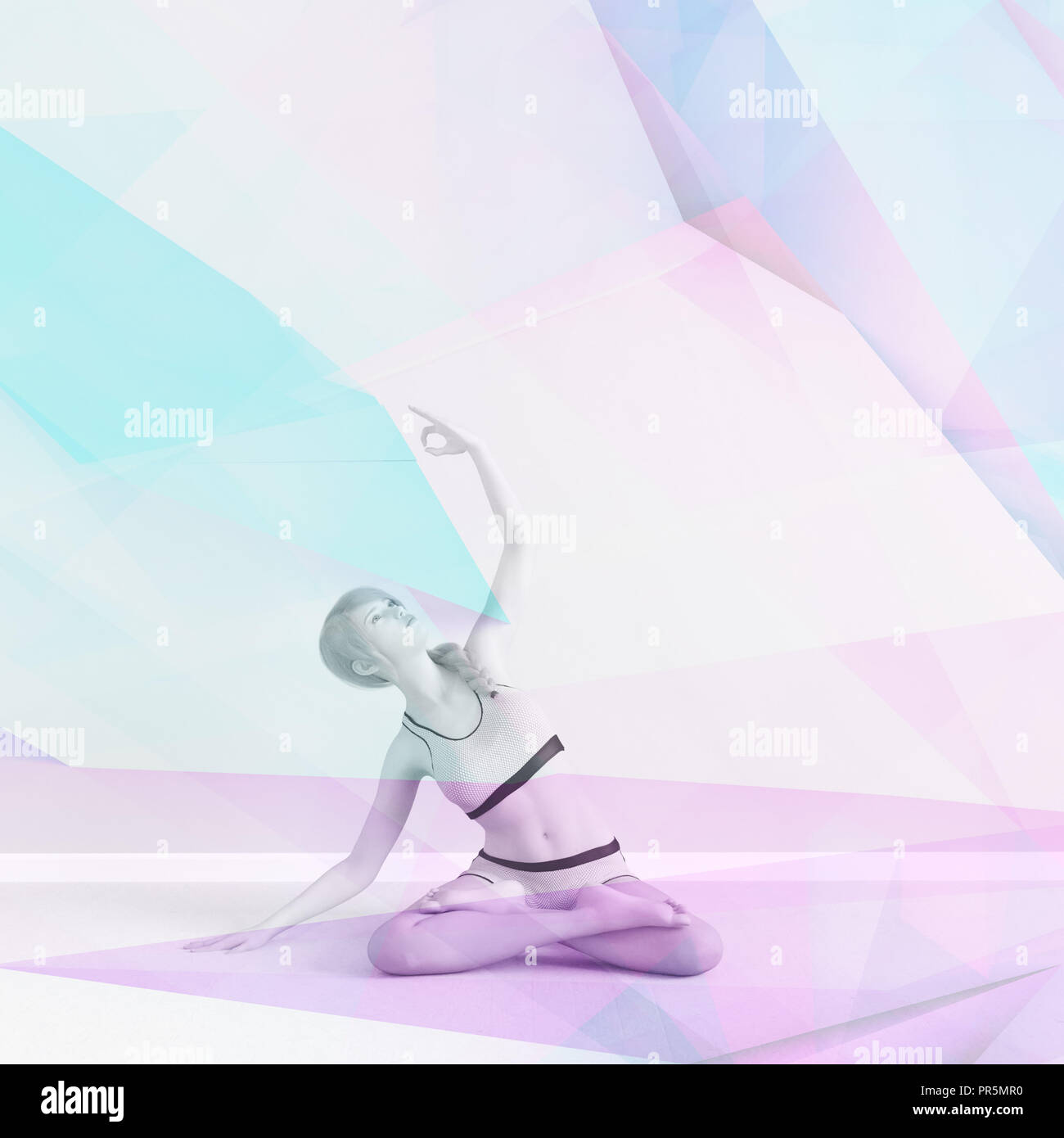Creative yoga hi-res stock photography and images - Alamy