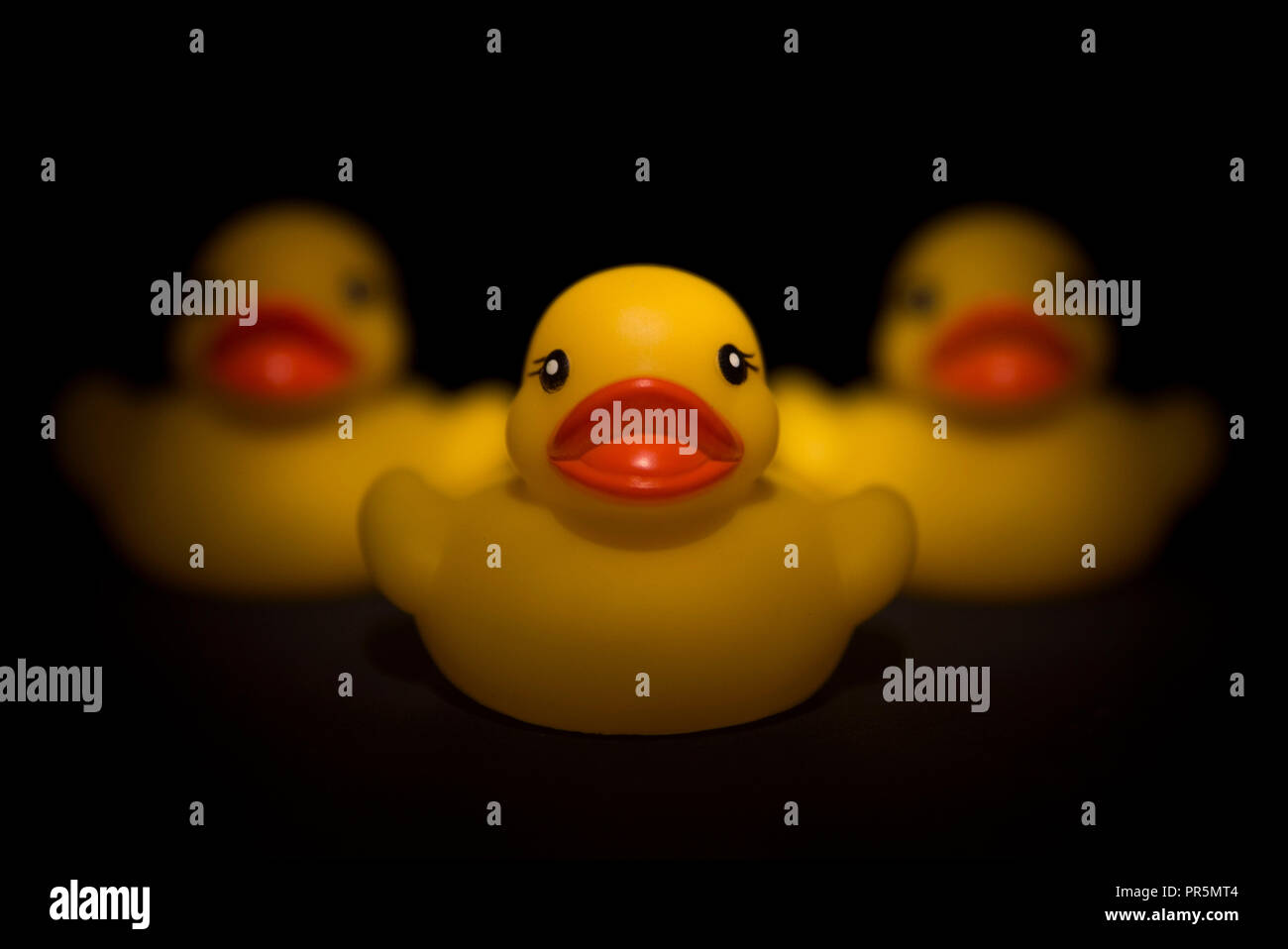 Three rubber ducks Stock Photo - Alamy